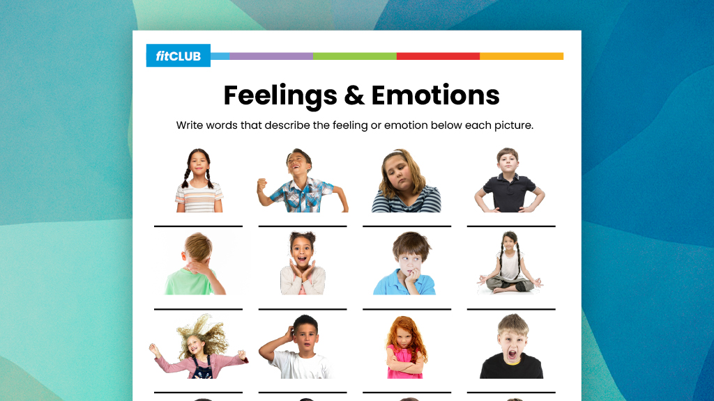 fitClub-Feelings and Emotions Printable | Sanford Fit