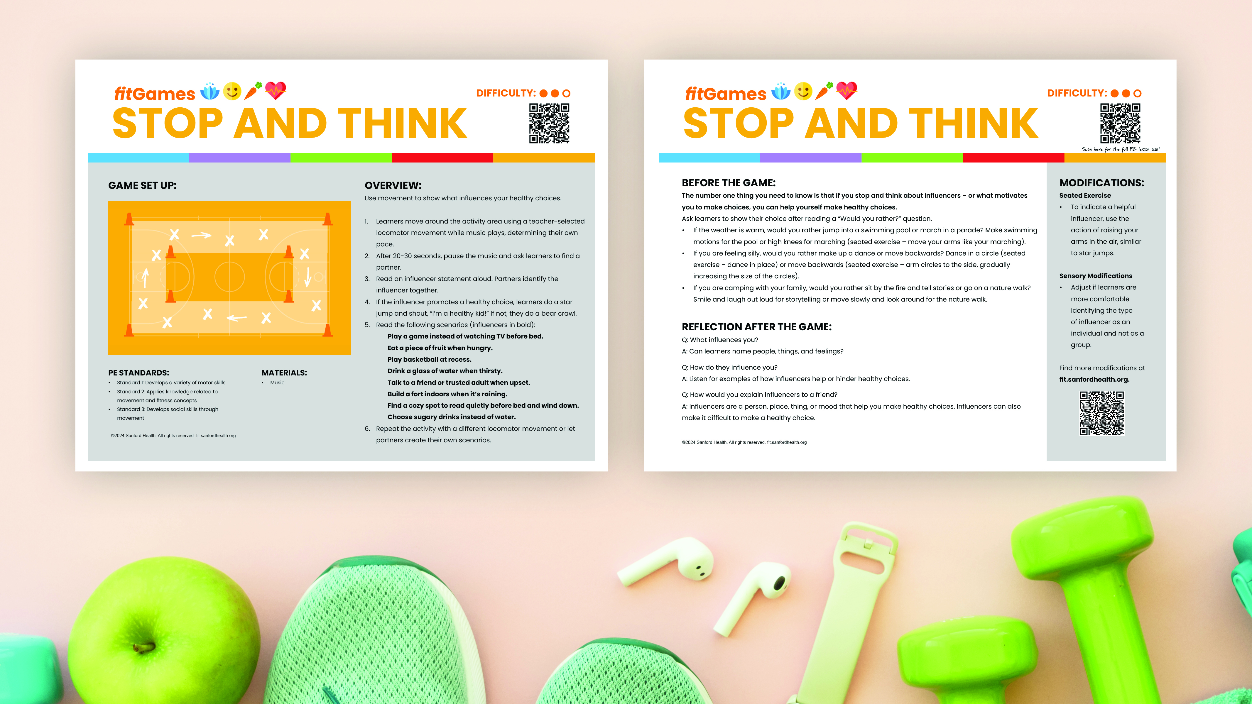 Stop and Think Playbook | Sanford Fit