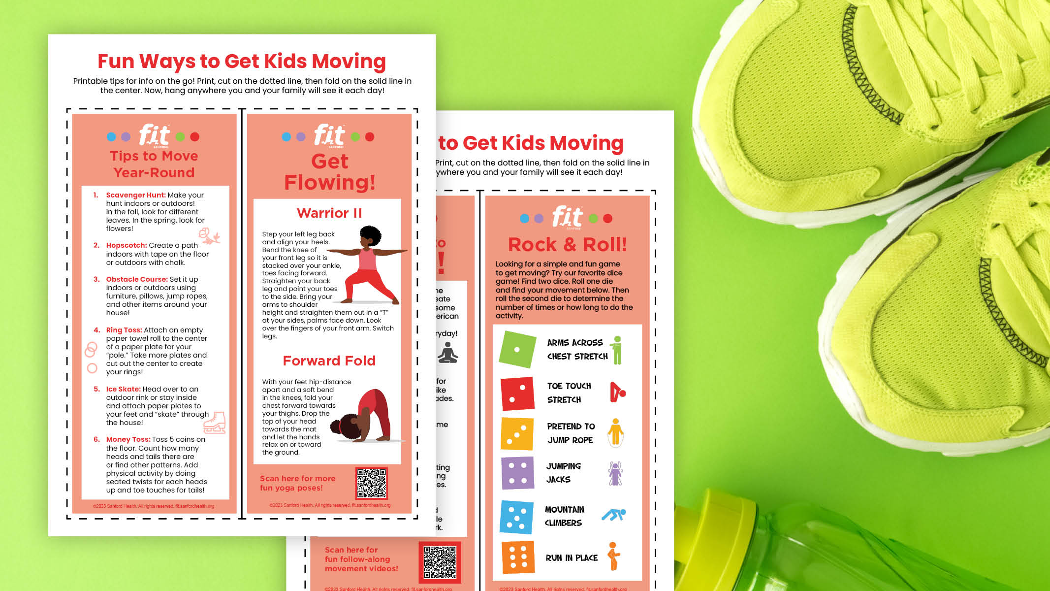 Cheat Sheet for Caregivers: Fun Ways to Get Kids Moving | Sanford Fit