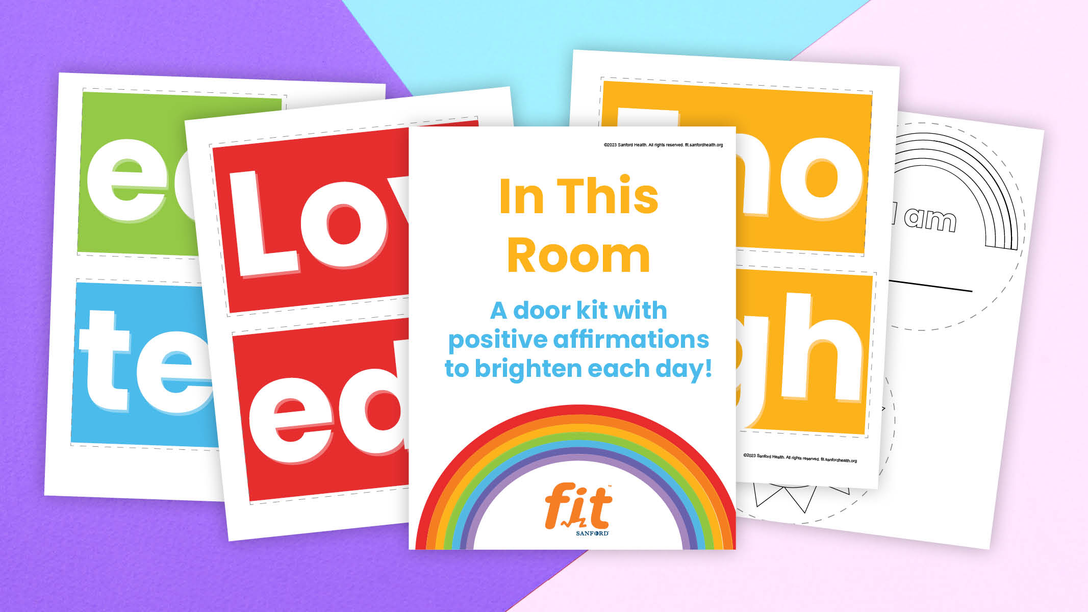 In This Room: A Positive Affirmation Door Kit | Sanford Fit