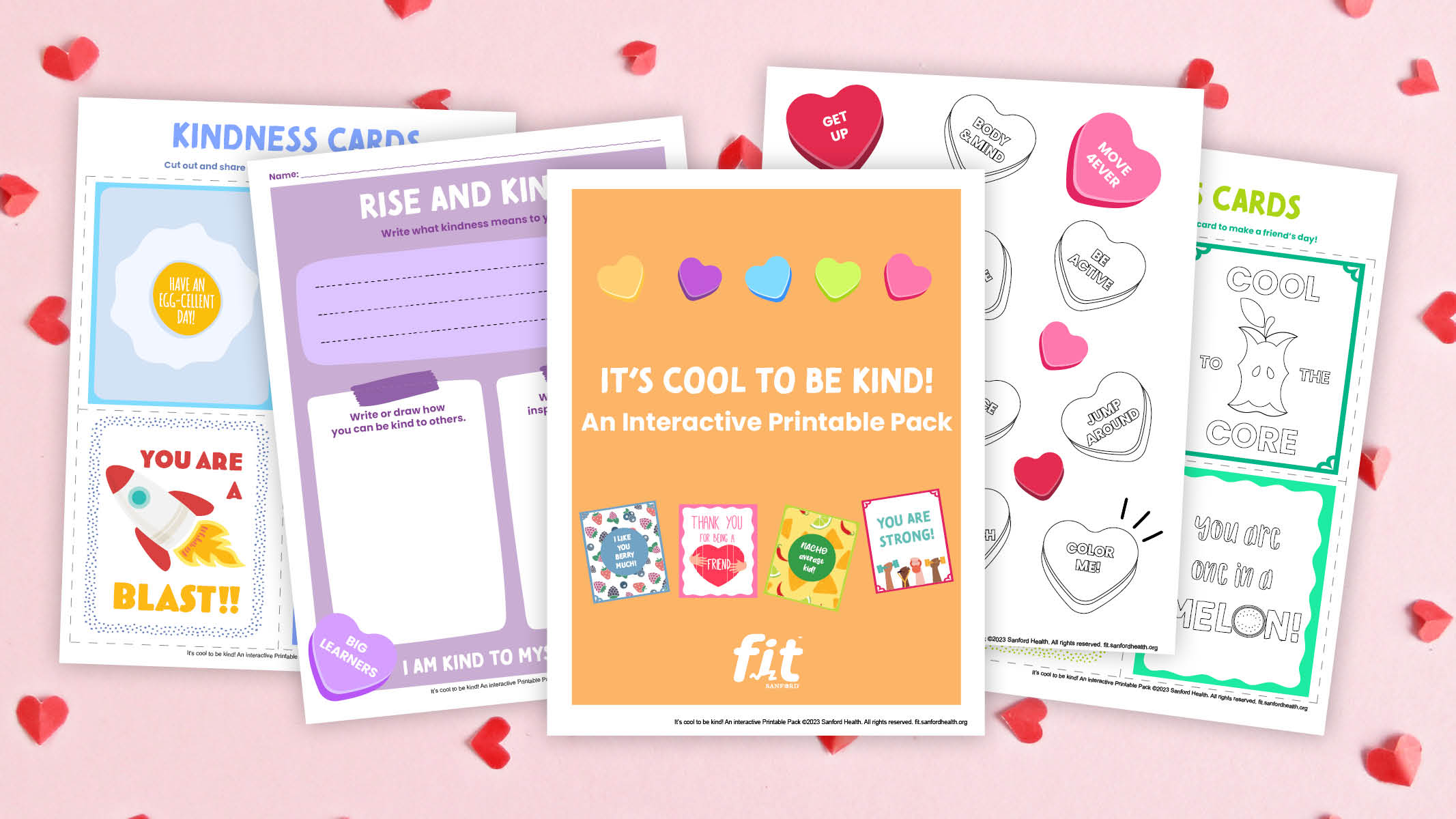 It's Cool to Be Kind! A Kindness Printable Pack | Sanford Fit