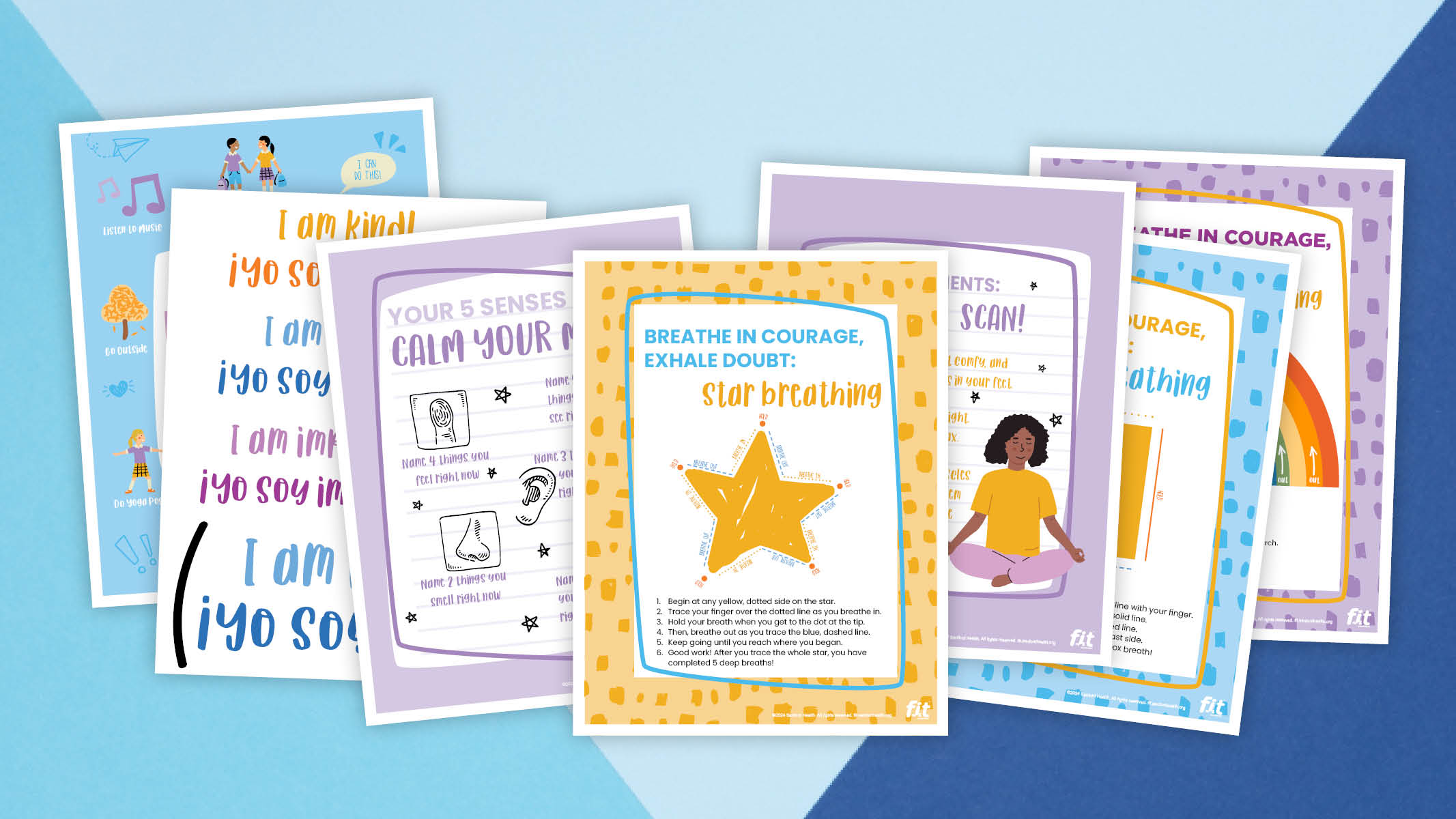 Kids Coping Strategies Poster Pack | Sanford Fit