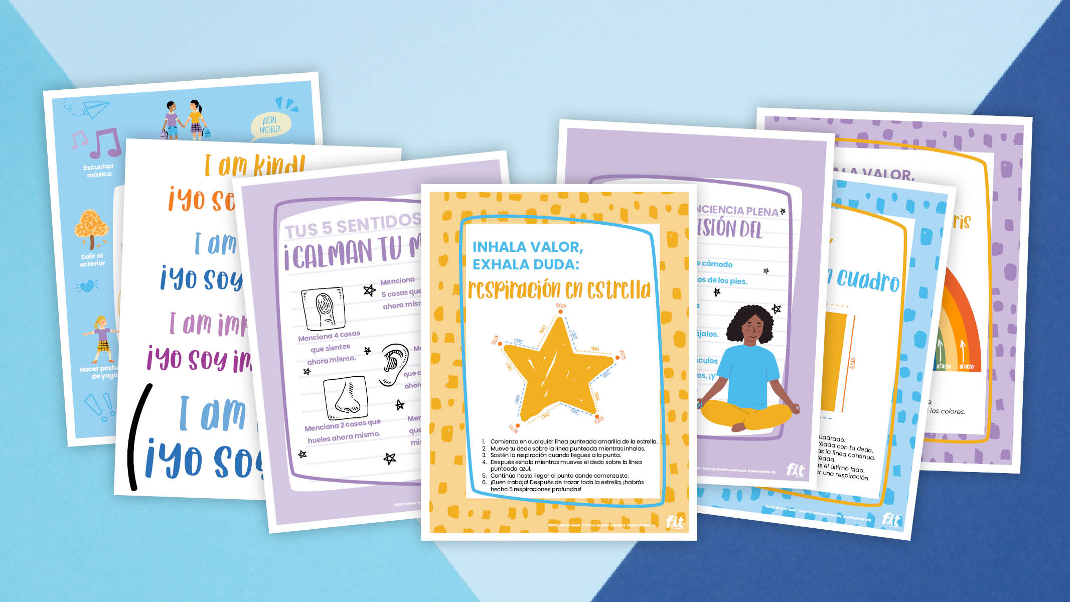 Kids Coping Strategies Poster Pack (Español) | Sanford Fit