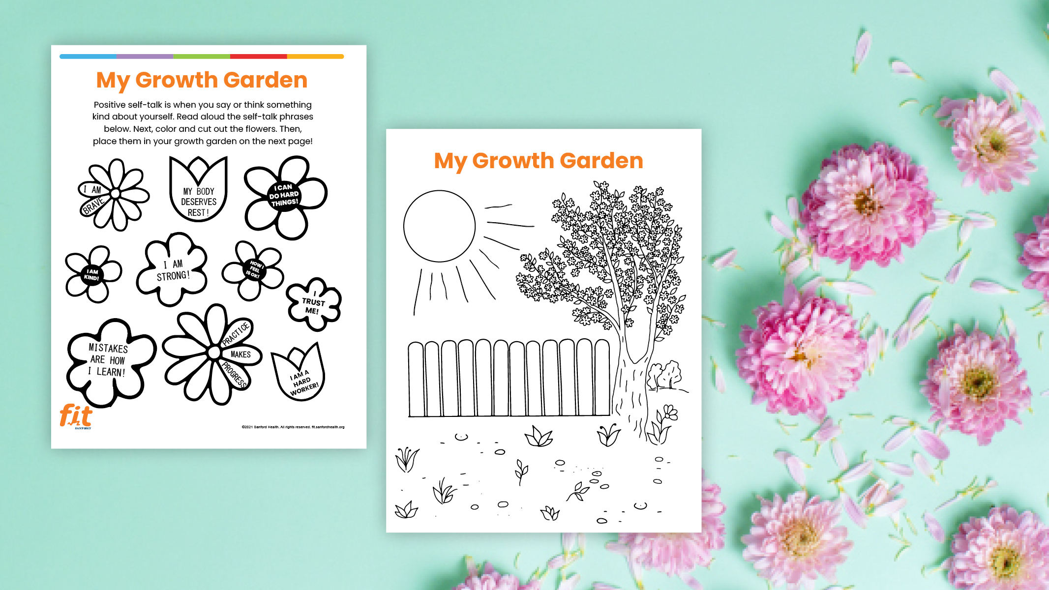 My Growth Garden: A Positive Self-Talk Craft | Sanford Fit