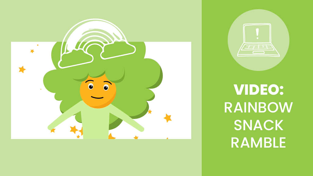 Rainbow Snack Ramble: A Follow Along Nutrition Activity for Kids ...